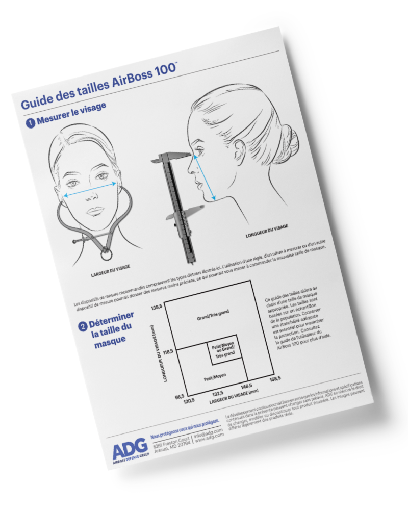 Demi-masque AirBoss 100 | ADG